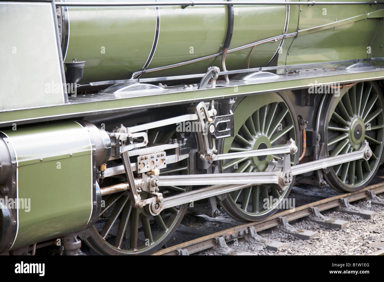 RAILWAY STEAM ENGINE COUPLINGS CRANK ROD AND METALWORK ON A U CLASS ...