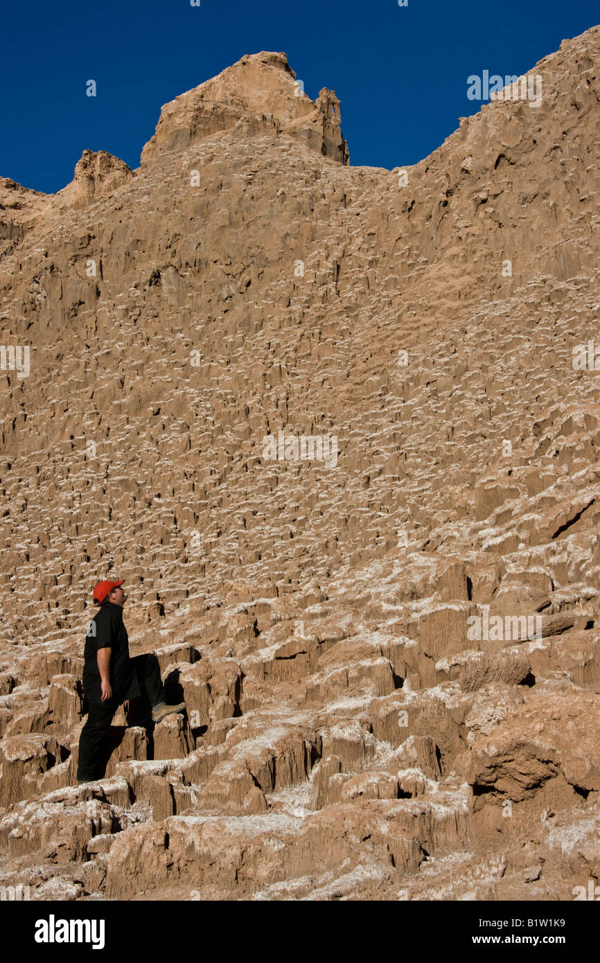 Rock formation in the Cari Canyon in the Atacama Desert near San Pedro ...