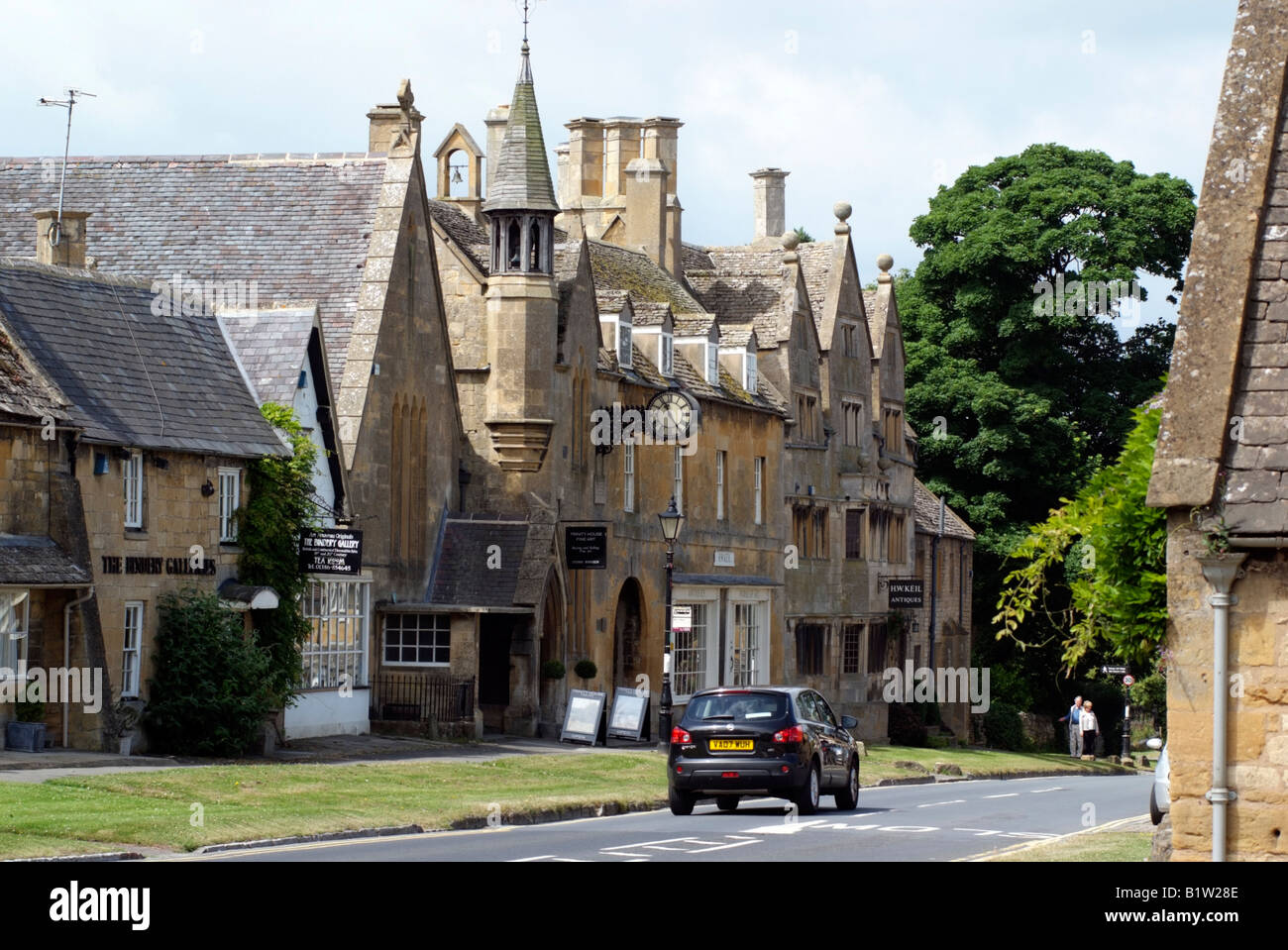 Broadway a northern Cotswold town in Worcestershire England UK Antique ...