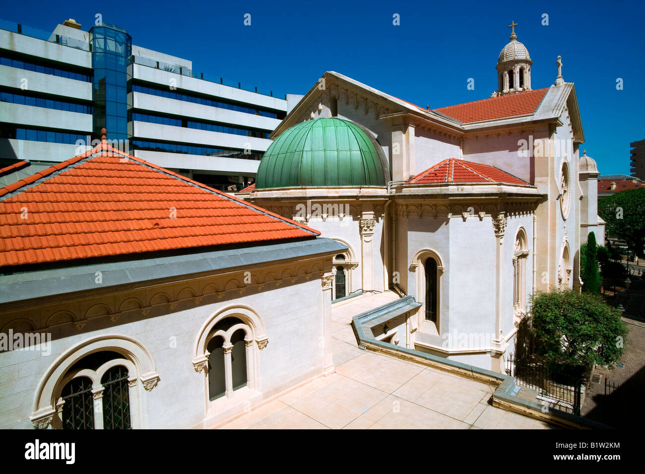 SAINT CHARLES CHURCH MONACO Stock Photo - Alamy