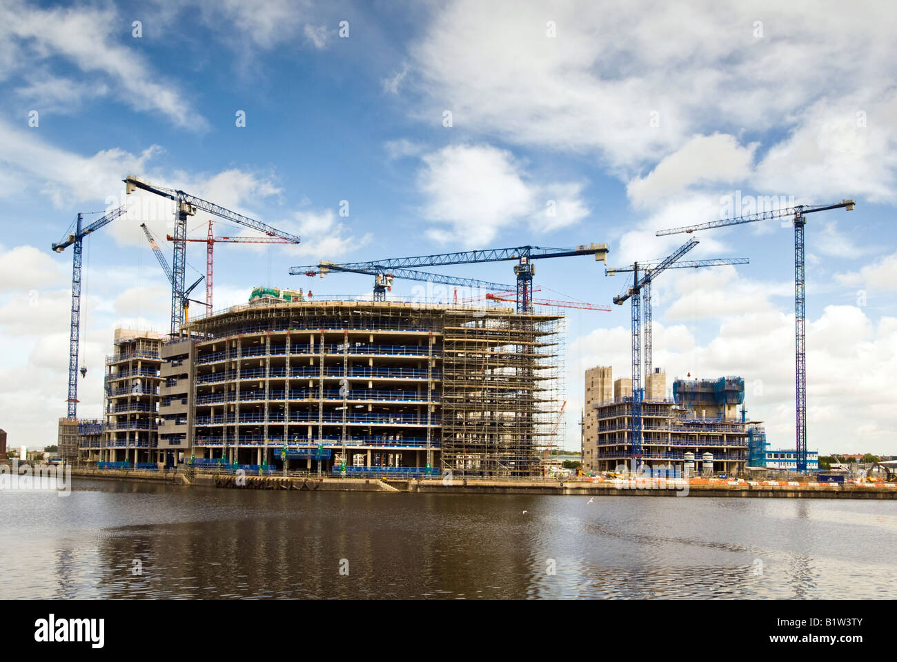 Salford Quays BBC new northern headquarters under construction. Known ...