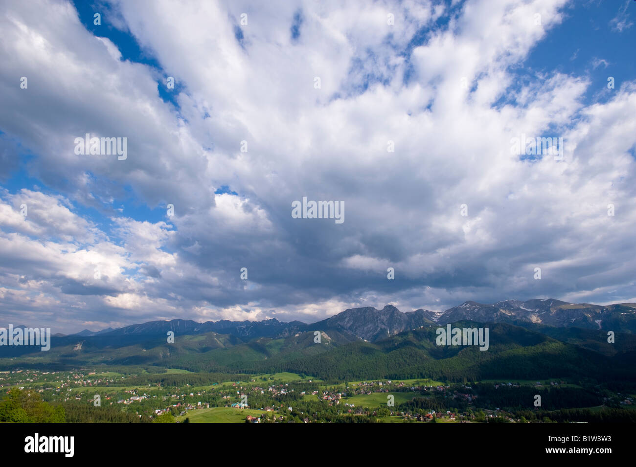Zakopane and High Tatras Podhale region Poland Stock Photo - Alamy