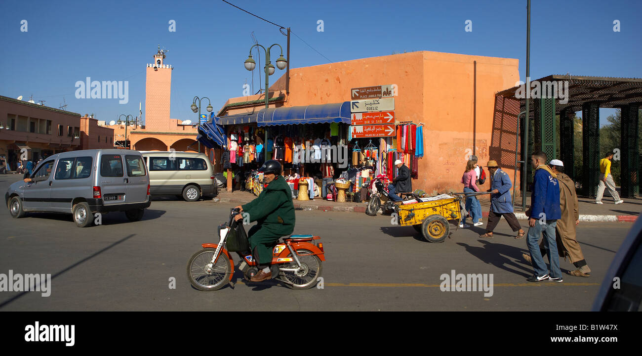 Street scene, Marrakech, Morocco Stock Photo - Alamy