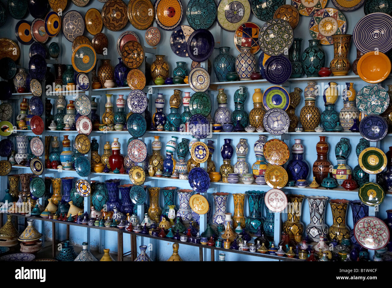 Hand crafted items Marrakech, Morocco Stock Photo - Alamy