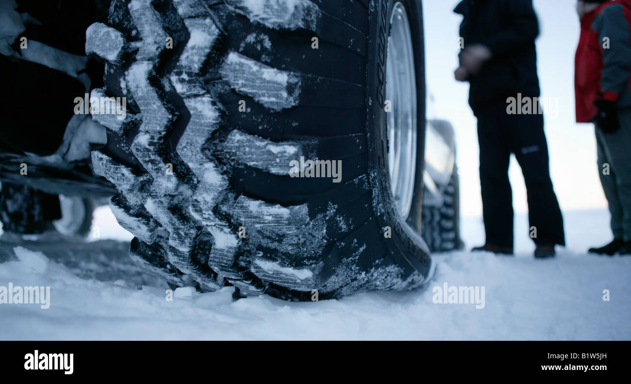 Deflated tires hi-res stock photography and images - Alamy
