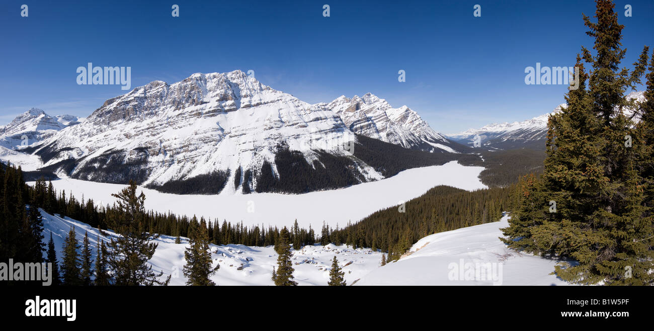 Canada Alberta Banff National Park Icefields Parkway Rocky mountains ...