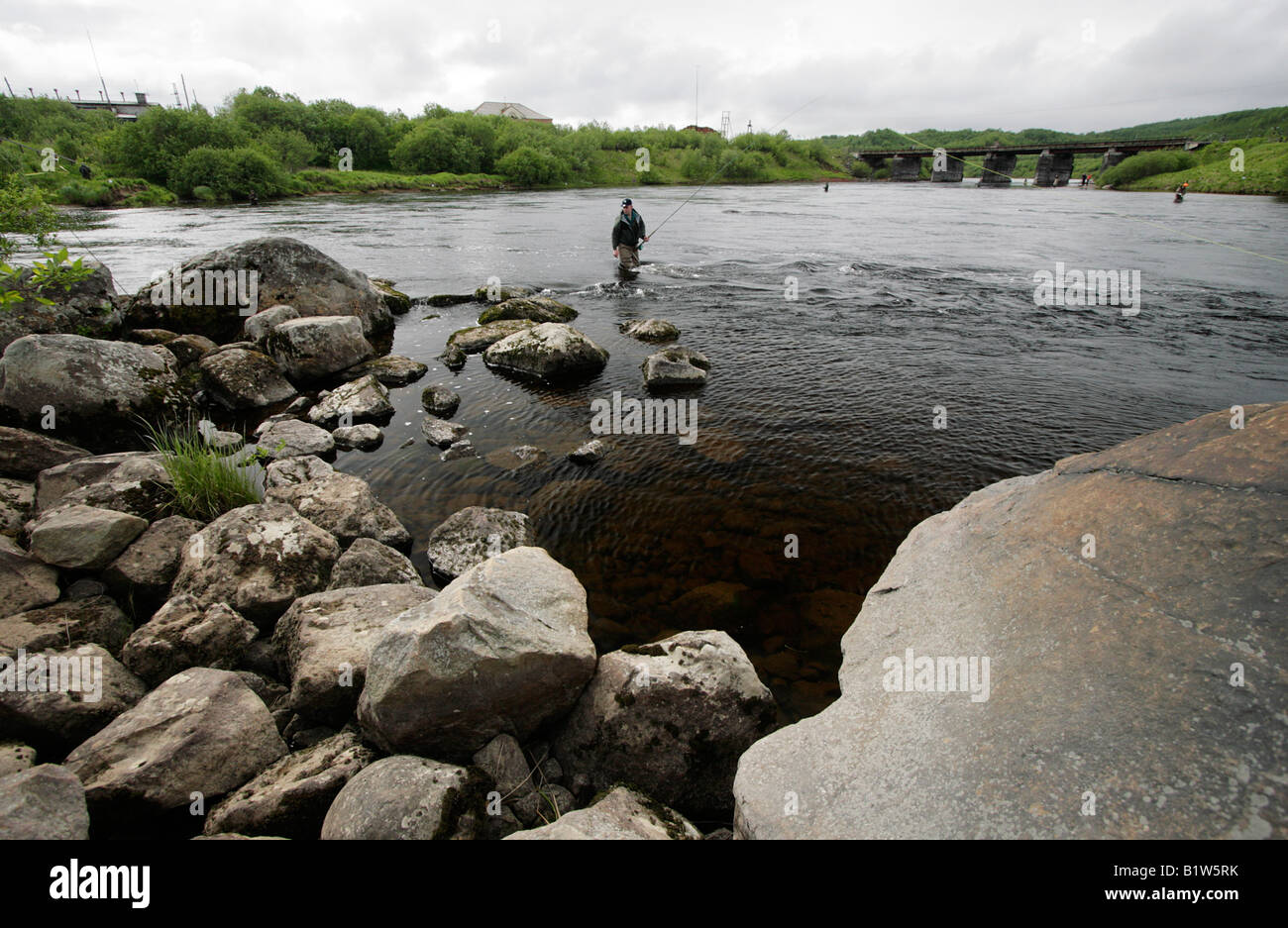 First Murmansk Open Fly Fishing Cup at 28 29th June 2008 year Songui ...