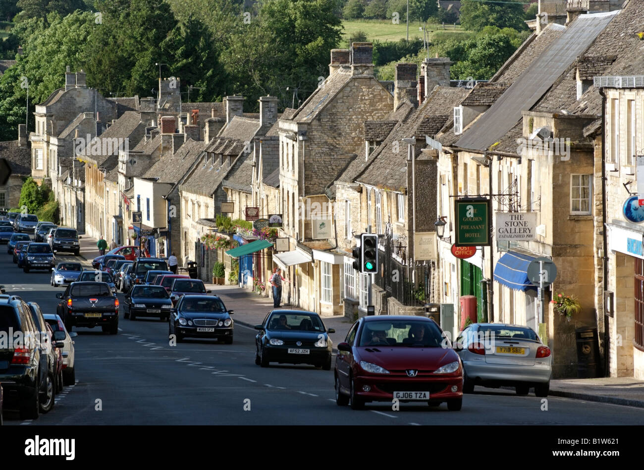 Burford a Cotswold town in Oxfordshire England UK Stock Photo - Alamy