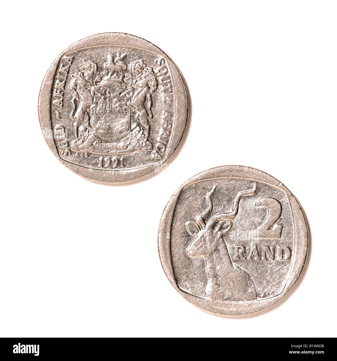 South african currency coins hi-res stock photography and images - Alamy