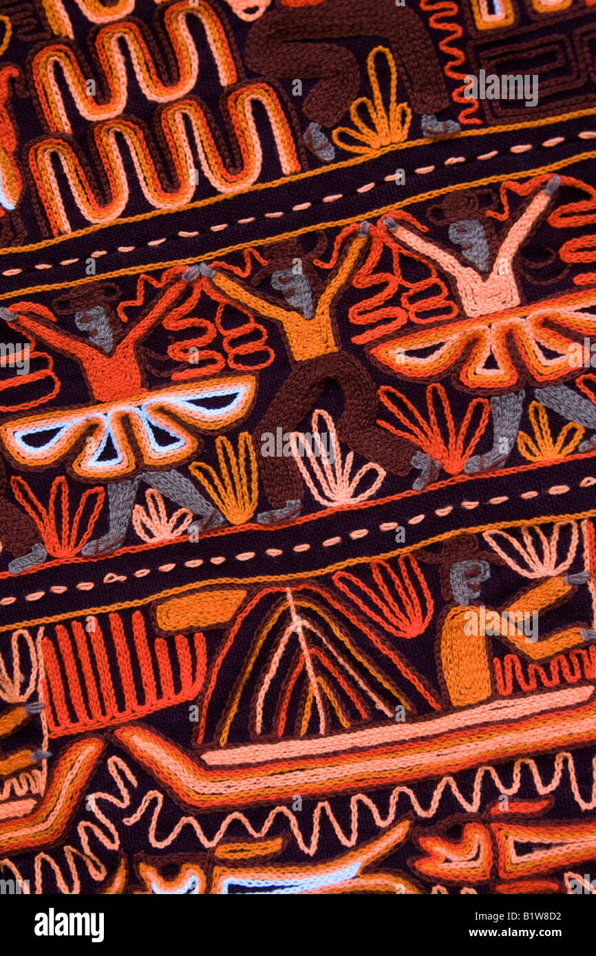 Bolivian textile design Stock Photo - Alamy