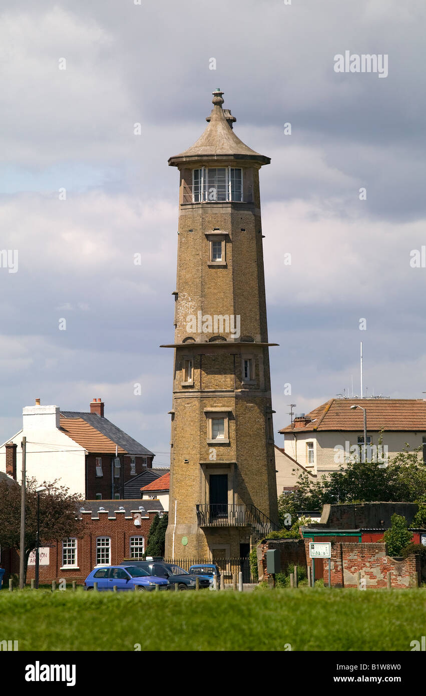 one of a pair of lighthouses in Harwich, the high lighthouse and the ...
