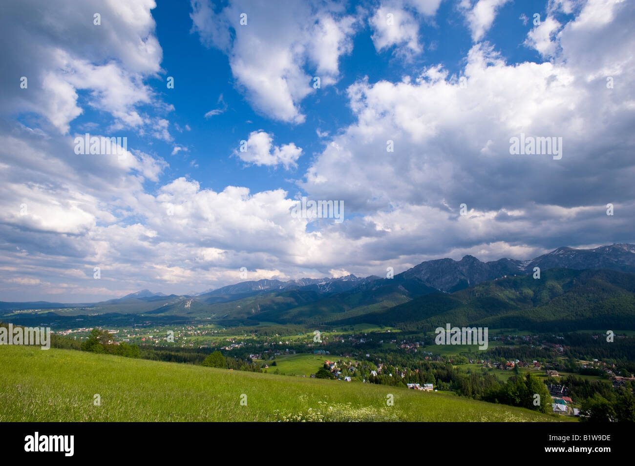Zakopane and High Tatras Podhale region Poland Stock Photo - Alamy