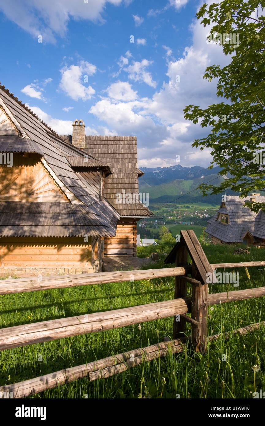 Wooden architecture of Zakopane and High Tatras Podhale region Poland ...