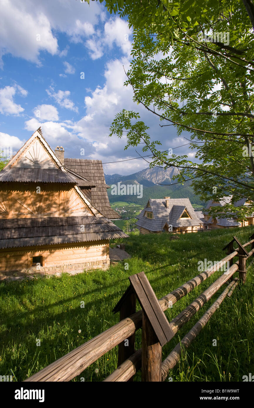 Wooden architecture of Zakopane and High Tatras Podhale region Poland ...