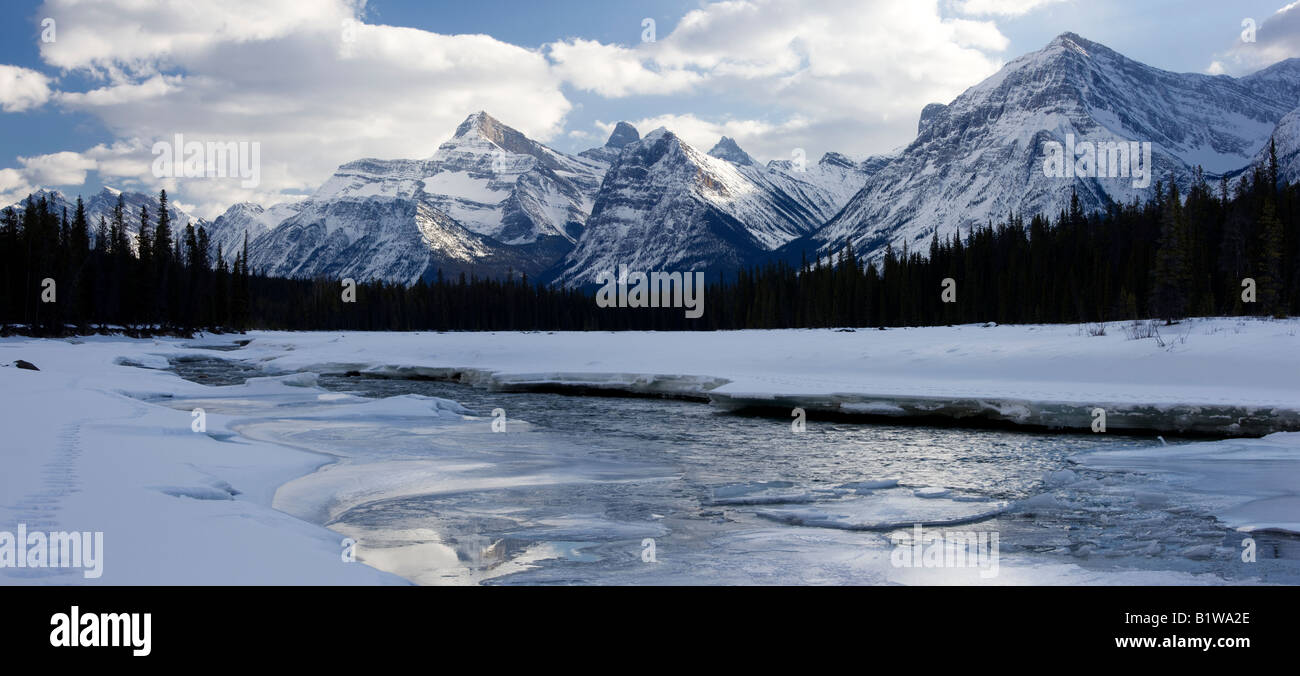 Canada alberta sawridge range jasper hi-res stock photography and ...