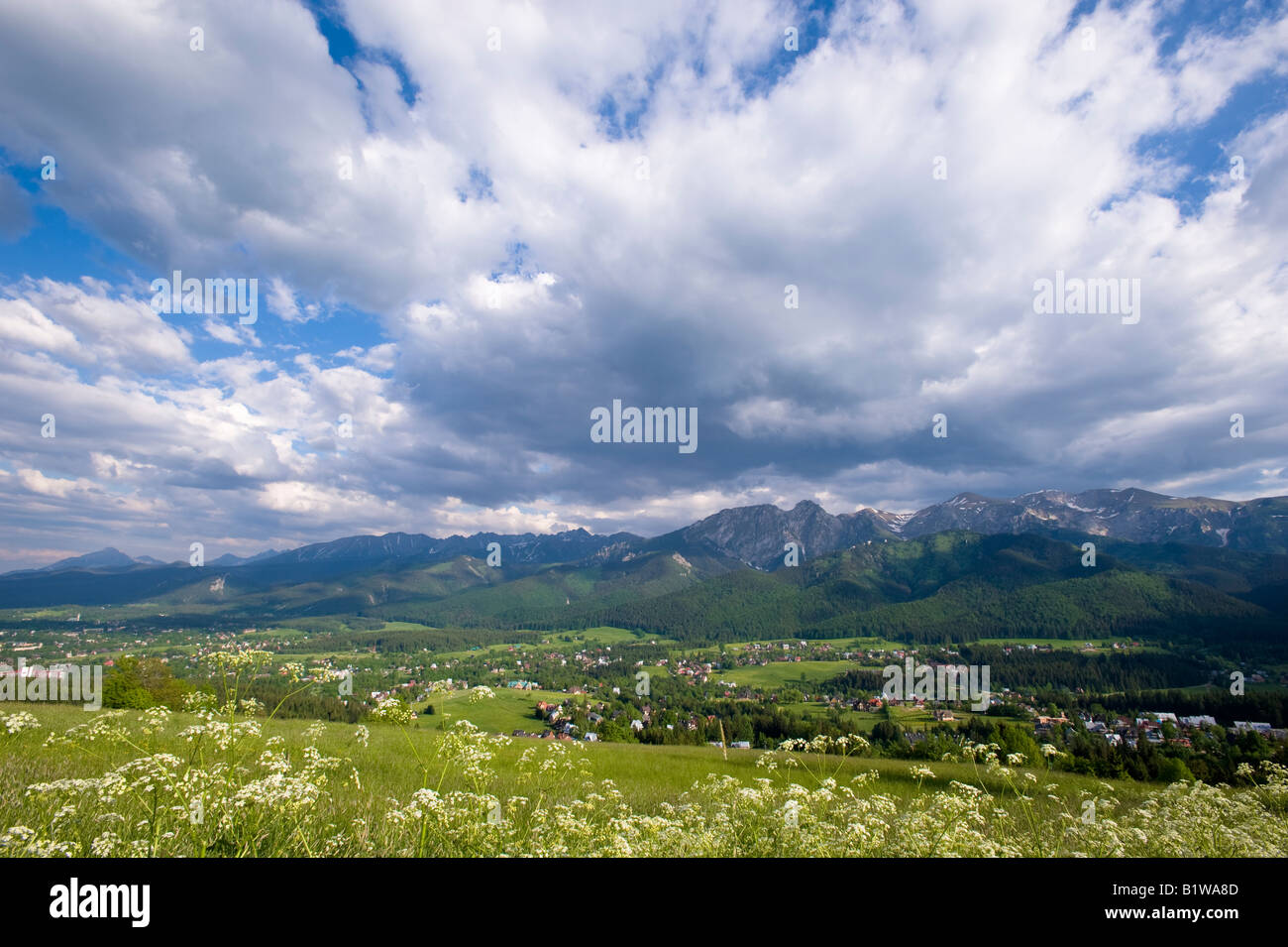 Zakopane and High Tatras Podhale region Poland Stock Photo - Alamy