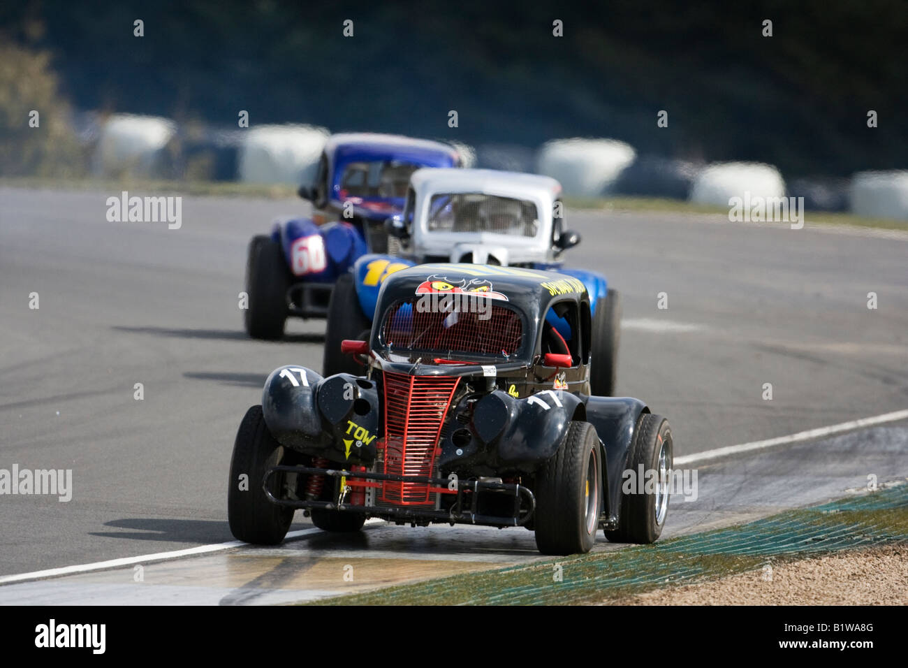 Scottish MRC Legends Car Championship race 2008 Knockhill Fife Scotland ...