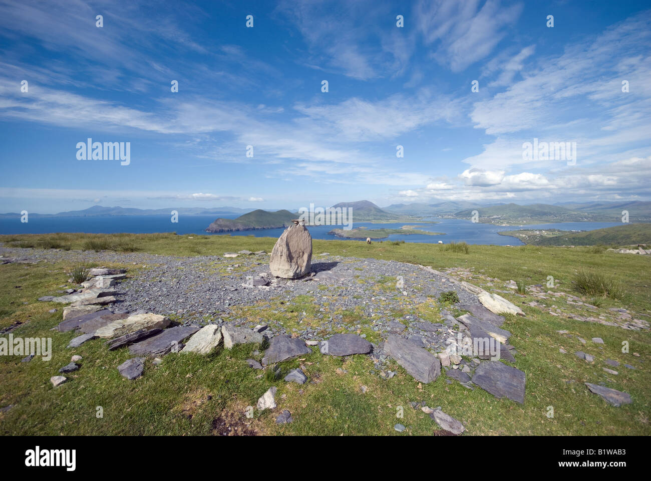 Geokaun Mountain, Valentia Island, Co Kerry, Ireland Stock Photo - Alamy