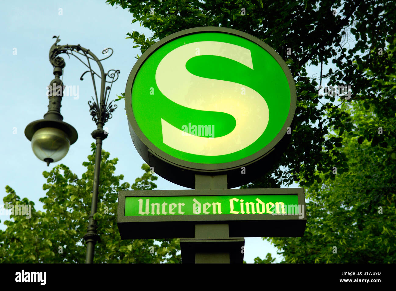 s-bahn sign unter den linden berlin germany deutschland travel tourism ...