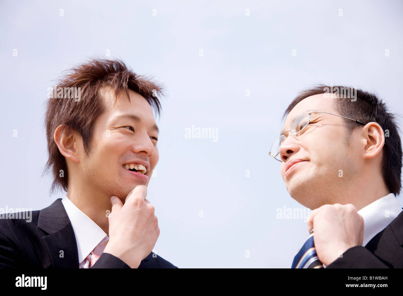 Portrait of Japanese workers Stock Photo - Alamy