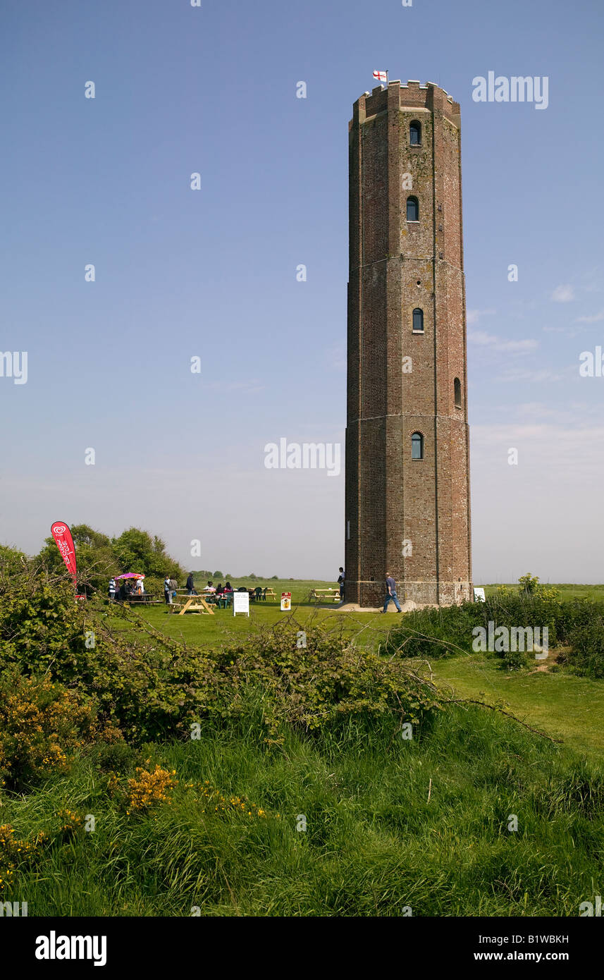 Trinity House built the 86ft octagonal Naze Tower in 1720 as a ...