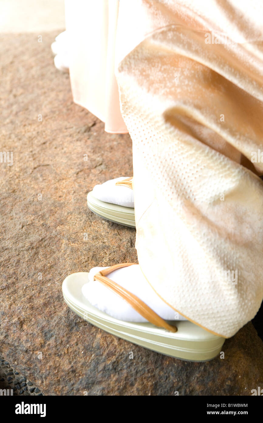 Feet of Japanese woman Stock Photo - Alamy
