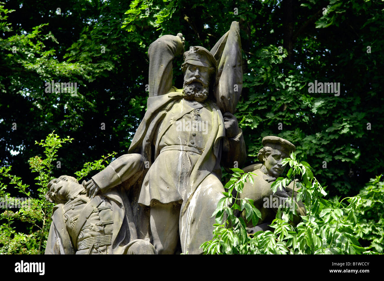 prussian statue tiergarten berlin germany deutschland prussian soldier ...