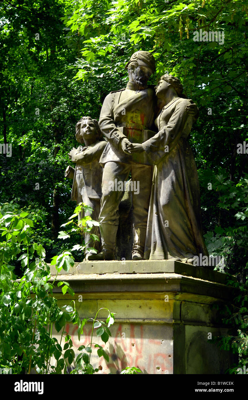 prussian statue tiergarten berlin germany deutschland prussian soldier ...