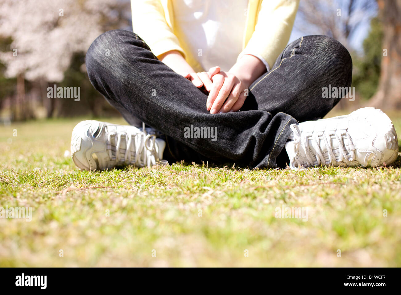 Feet of Japanese young woman Stock Photo - Alamy