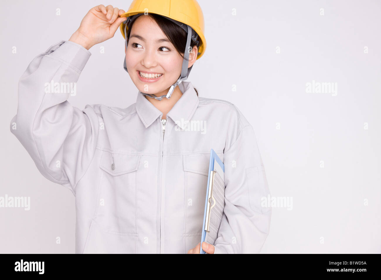 Portrait of Japanese worker Stock Photo - Alamy