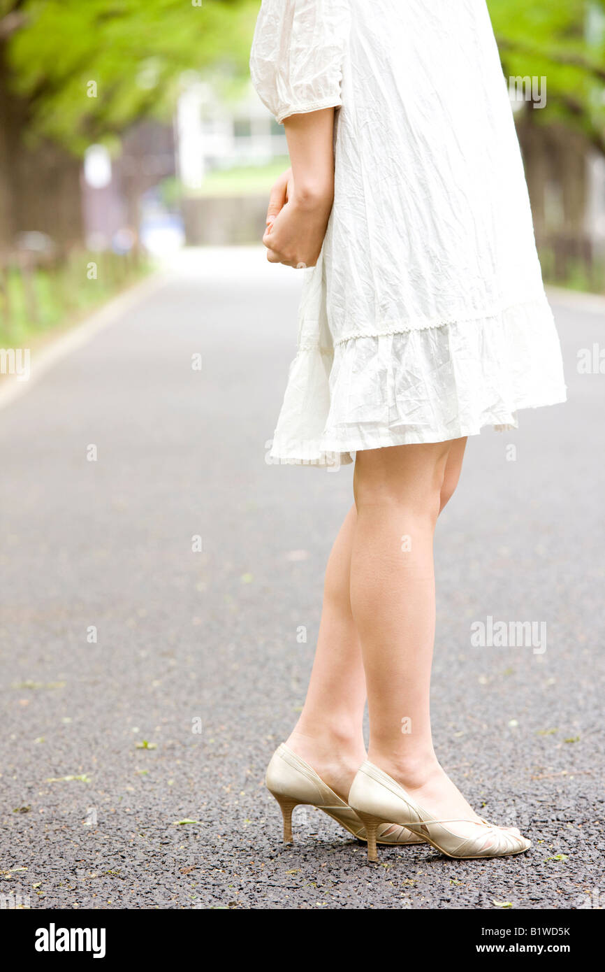 Feet of Japanese young woman Stock Photo - Alamy