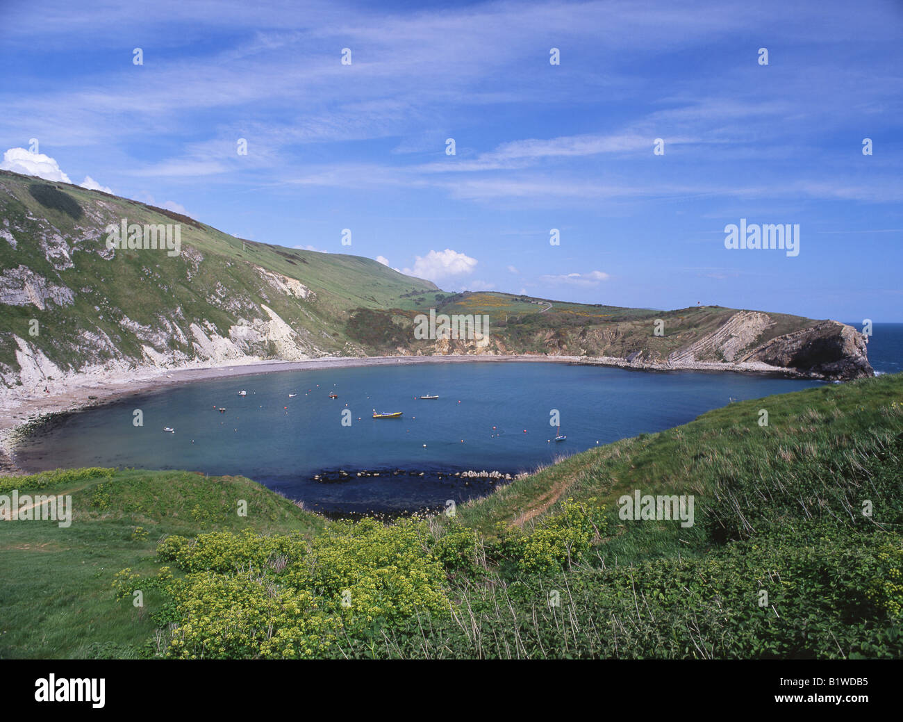 Lulworth Cove Dorset England UK Stock Photo - Alamy