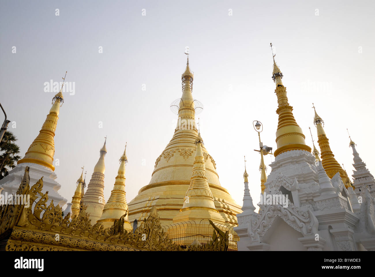 ASIA MYANMAR BURMA BIRMA YANGON YANGOON, SHWEDAGON PAGODA one of the ...