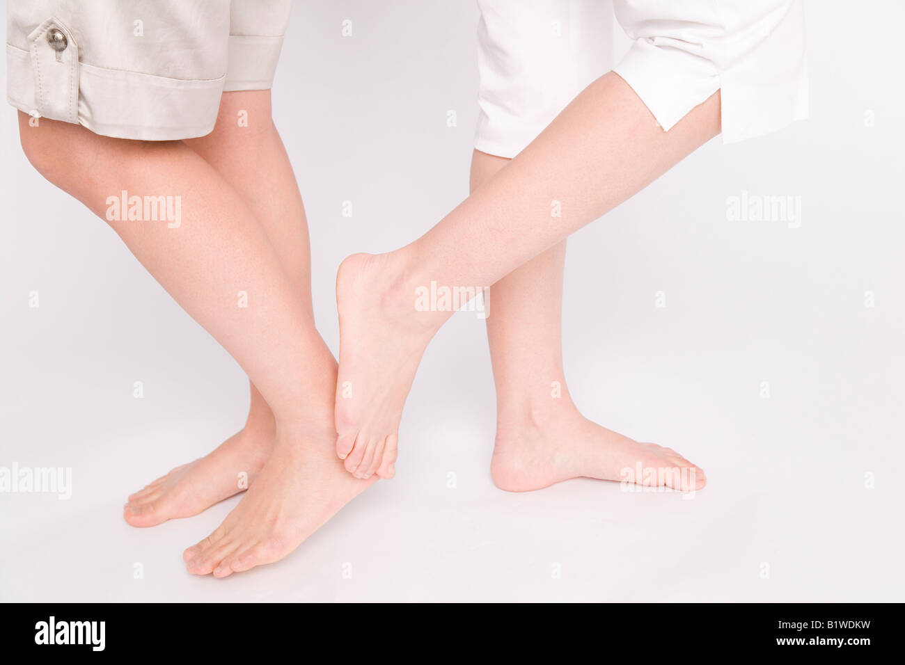 Feet of Japanese young women Stock Photo - Alamy