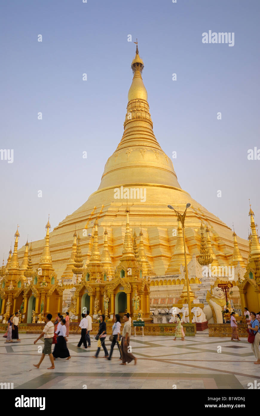 SHWEDAGON PAGODA one of the most famous buildings in Myanmar and Asia ...