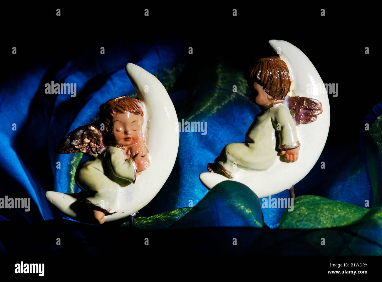 angels on the moon Stock Photo - Alamy