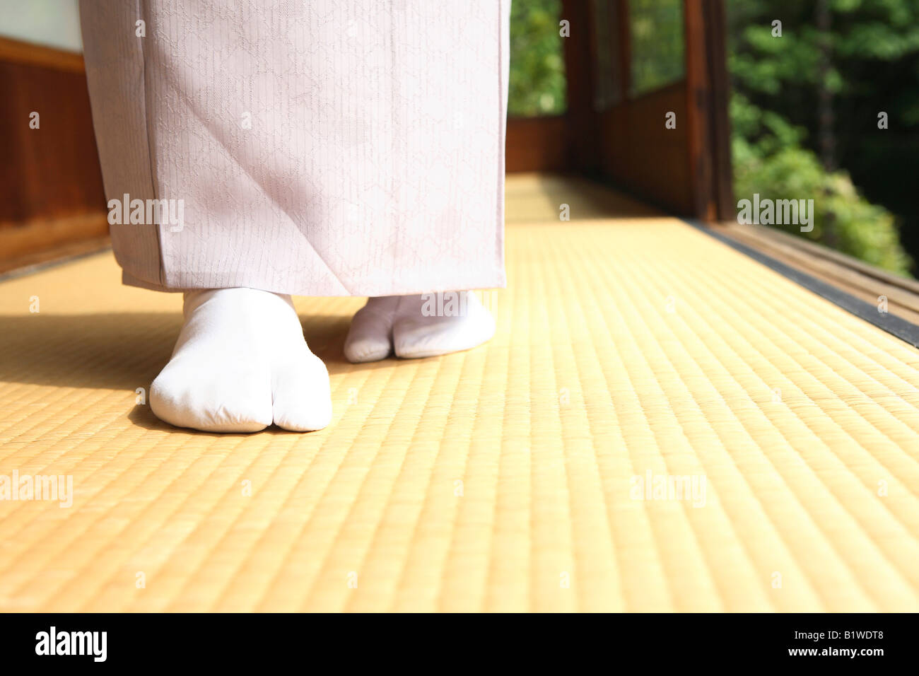 Feet of Japanese woman Stock Photo - Alamy