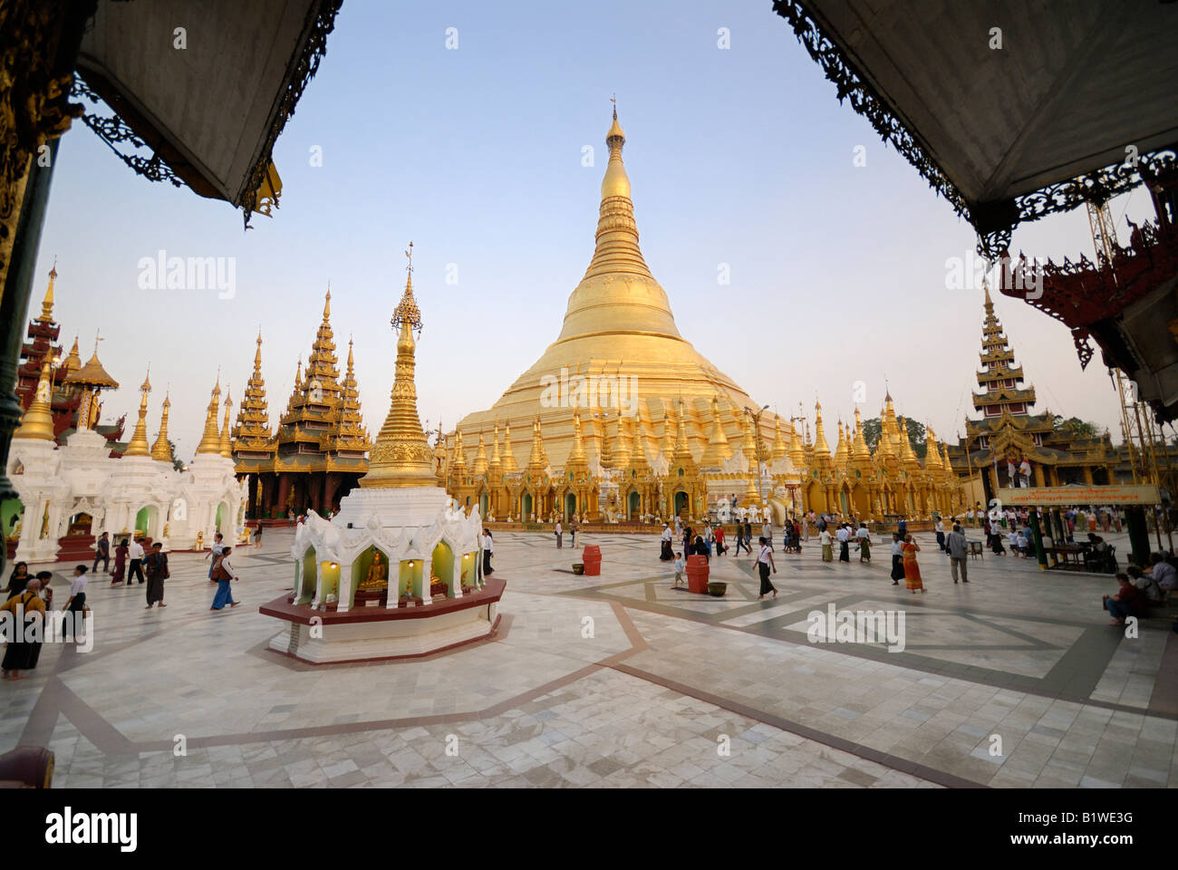 SHWEDAGON PAGODA one of the most famous buildings in Myanmar and Asia ...