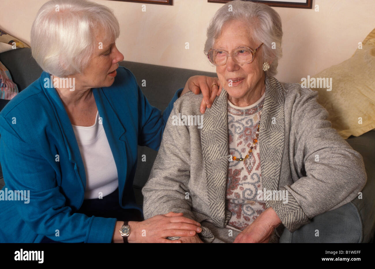 Elderly relatives caring hi-res stock photography and images - Alamy