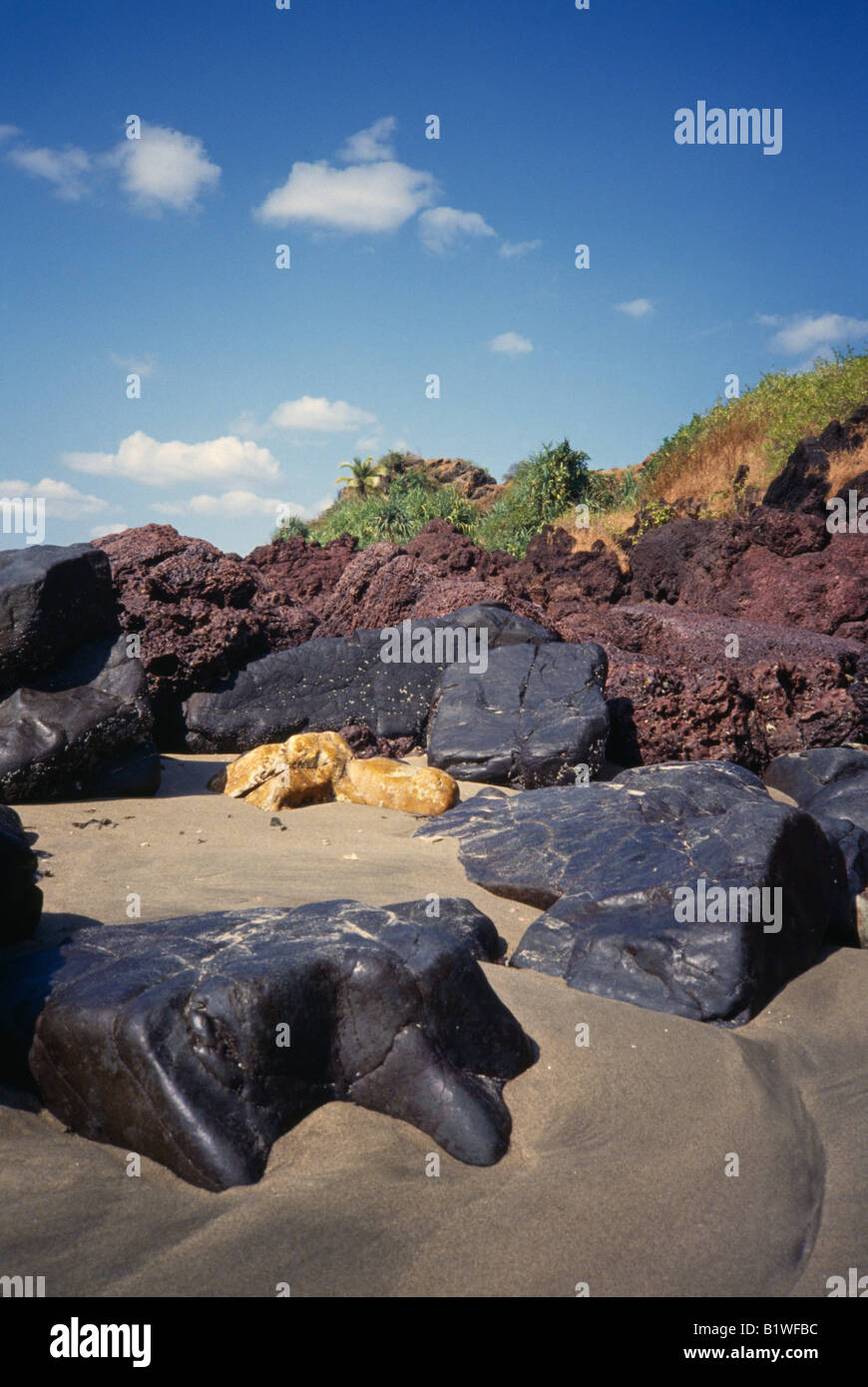 INDIA Goa Keri Beach Stock Photo - Alamy
