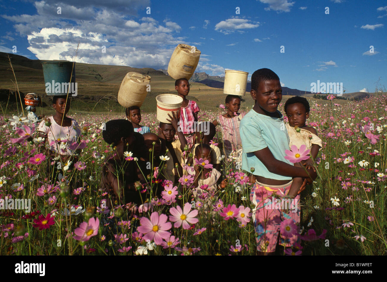 SOUTH AFRICA KwaZulu Natal Loteni Stock Photo - Alamy