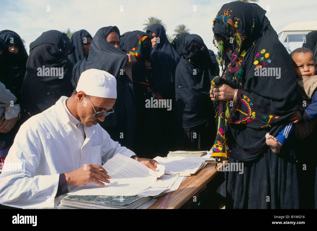 MOROCCO South Medical Doctor visiting oasis community south of Zagora ...