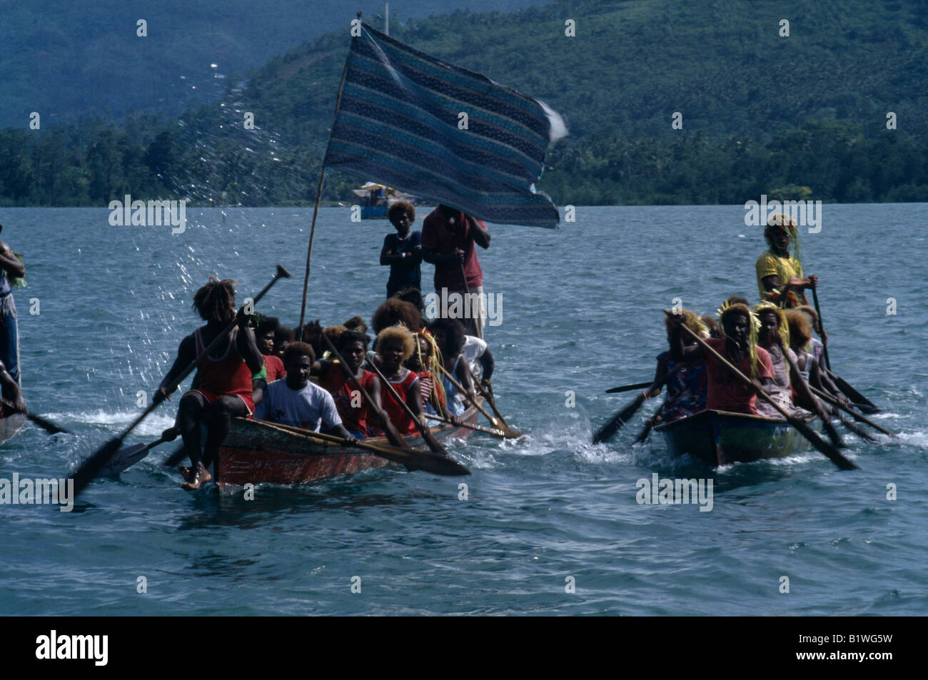 PACIFIC ISLANDS Melanesia Solomon Islands Malaita Province, Lau Lagoon ...