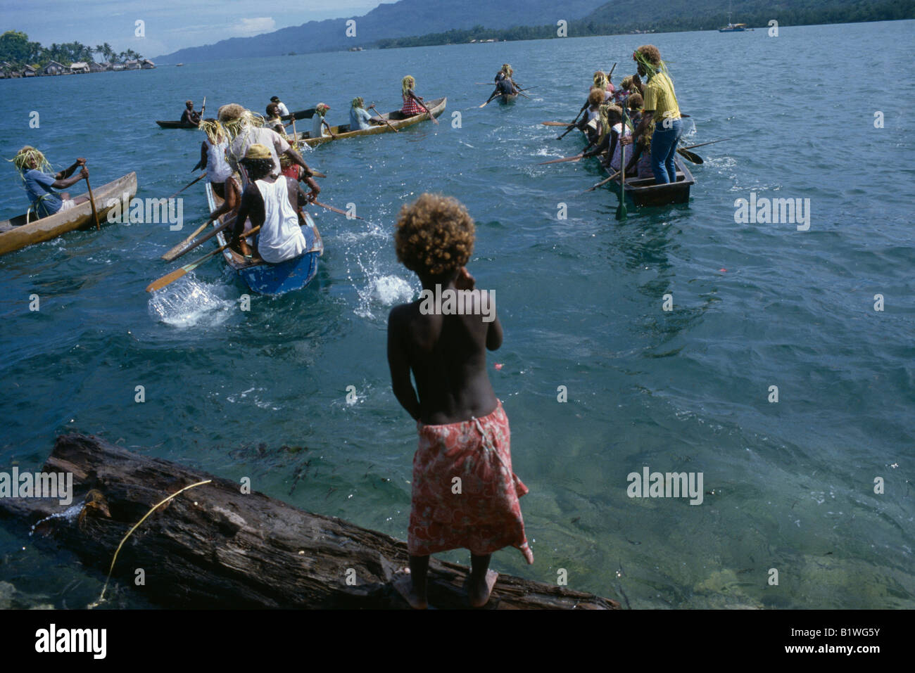 PACIFIC ISLANDS Melanesia Solomon Islands Malaita Province, Lau Lagoon ...