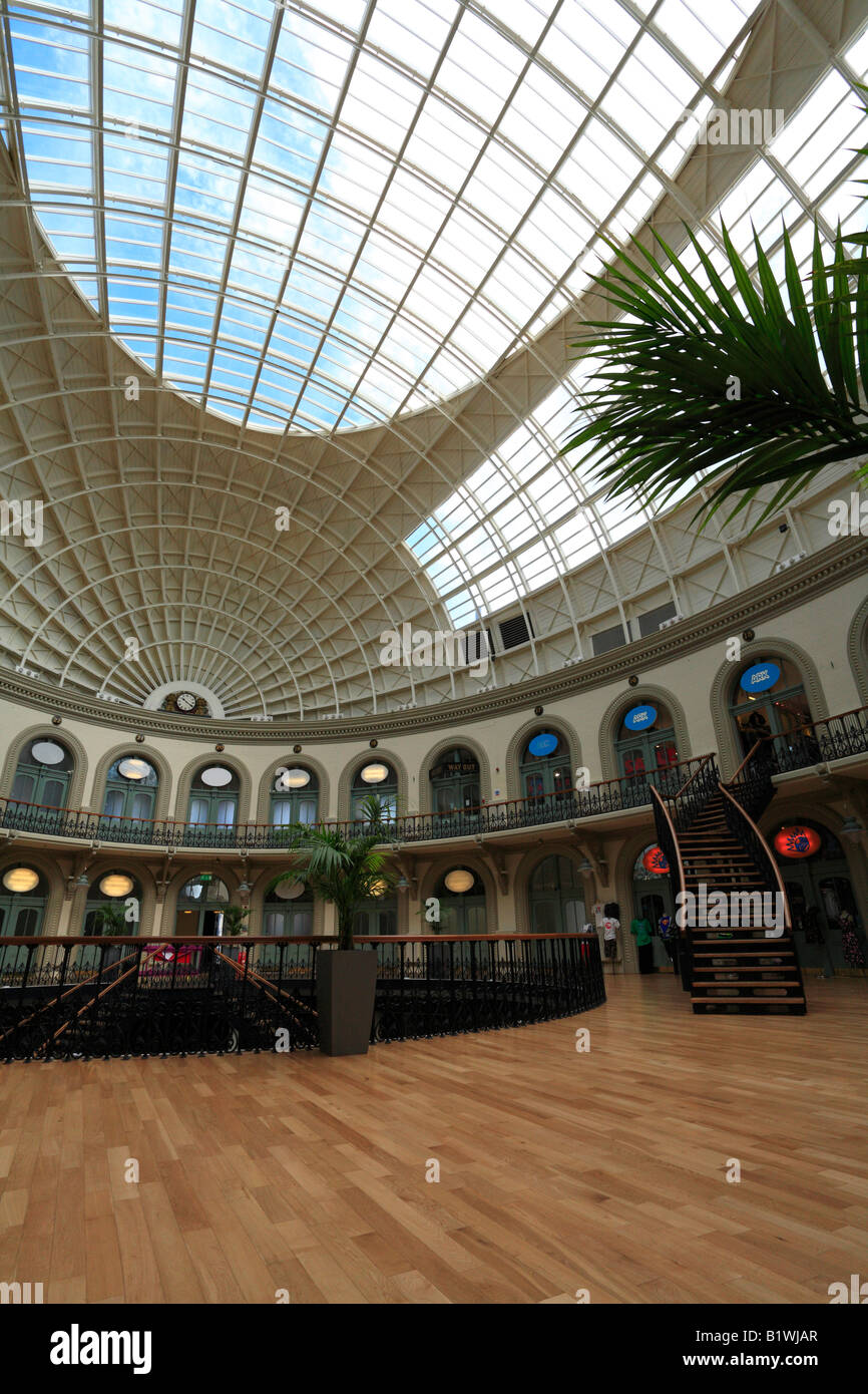 Interior of the Corn Exchange, Leeds, West Yorkshire, England, UK Stock ...