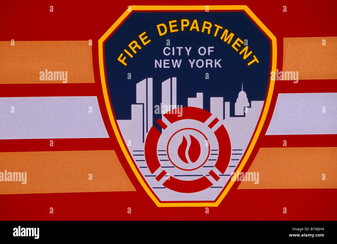 New york fire department badge hi-res stock photography and images - Alamy