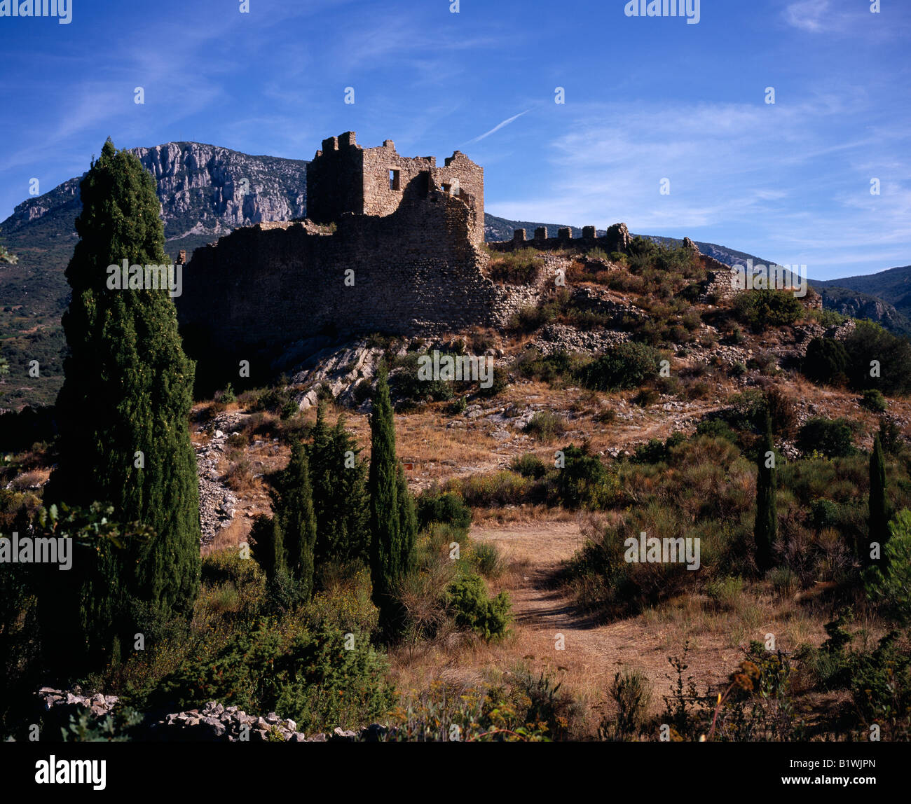 France french cypress trees hi-res stock photography and images - Alamy