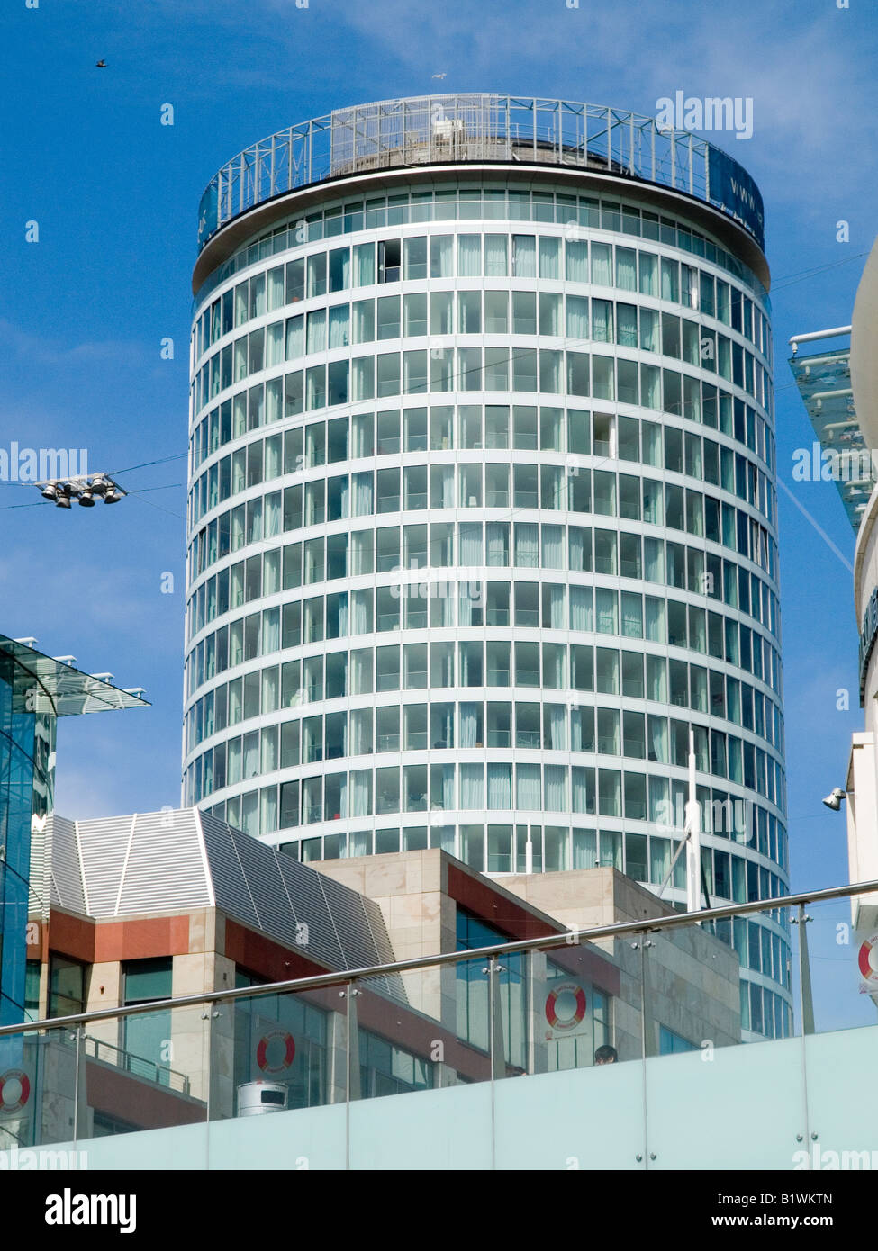 The Iconic Rotunda Cylindrical High Rise in Birmingham City Centre ...