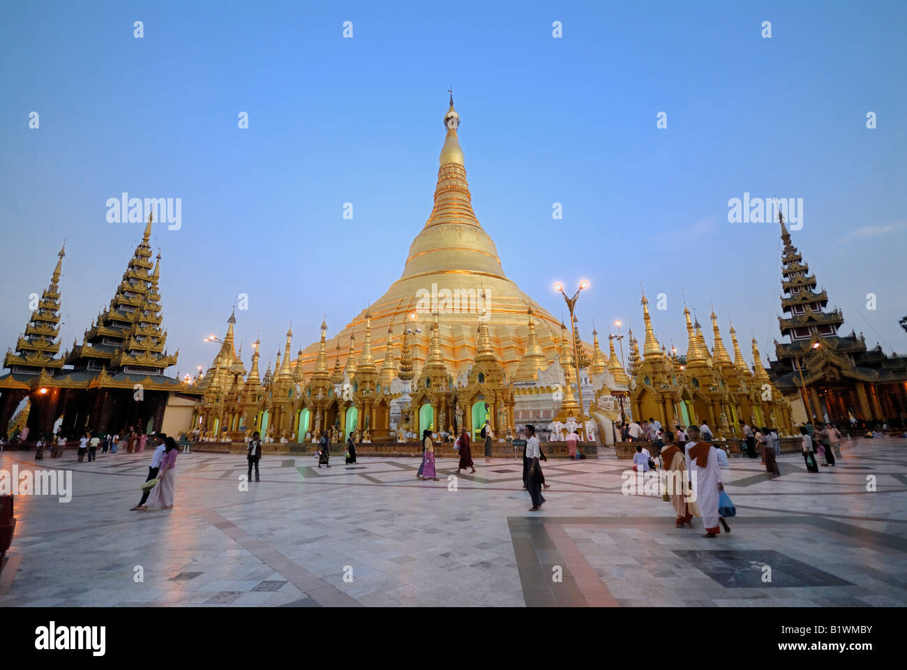 SHWEDAGON PAGODA one of the most famous buildings in Myanmar and Asia ...