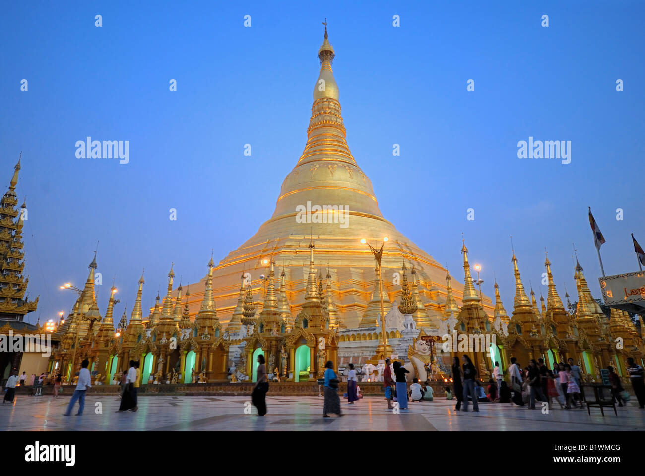 SHWEDAGON PAGODA one of the most famous buildings in Myanmar and Asia ...